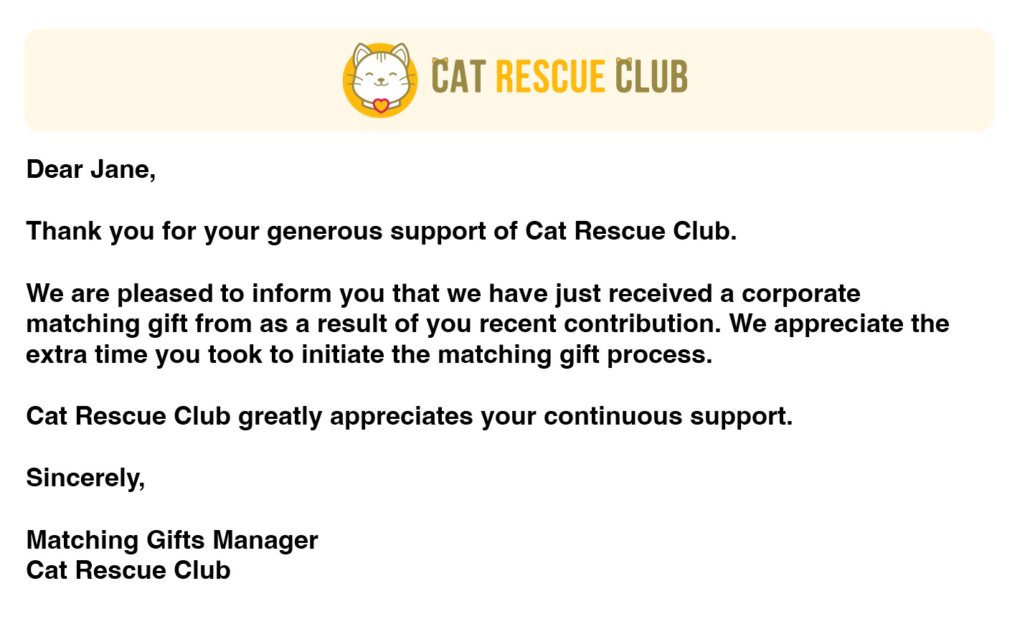 14 Types of Matching Gift Letters Every Nonprofit Should Send