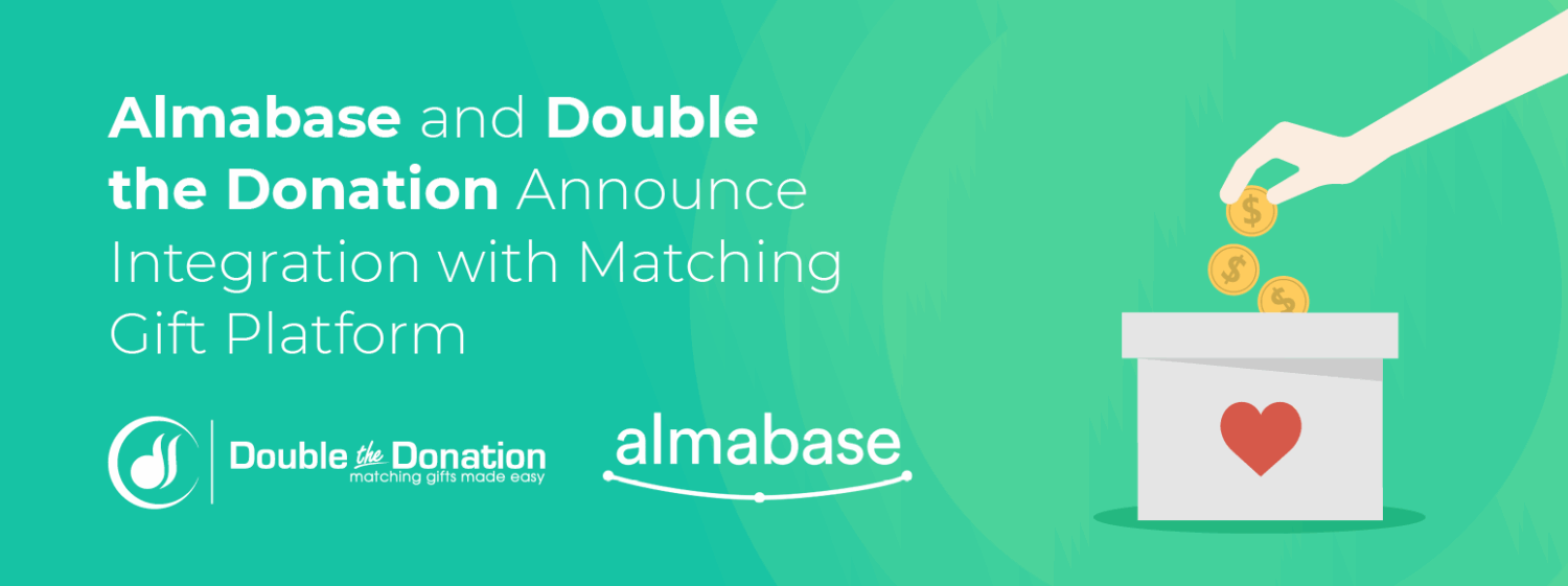 Almabase and Double the Donation Announce Integration with Matching Gift Platform