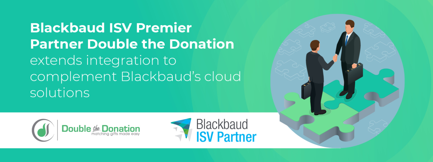 Double the Donation Joins Blackbaud Partner Network as a Technology Partner