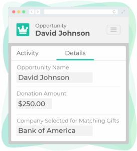 Integrate our Matching Gift API into your Fundraising Platform