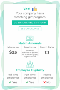 Integrate our Matching Gift API into your Fundraising Platform