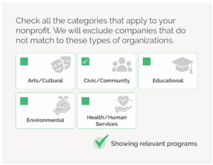 Matching Gift Search