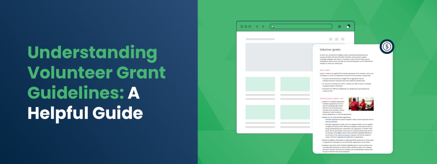 Understanding Volunteer Grant Guidelines: A Helpful Guide